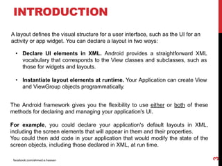 Android development session 3 - layout | PPT