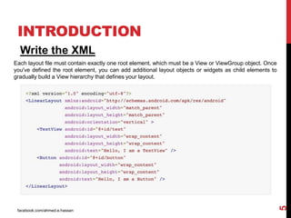 Android development session 3 - layout | PPT