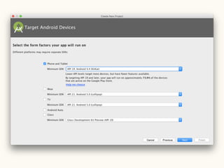 Android Studio Setup Guide on Mac OS X 10.11` | PPT