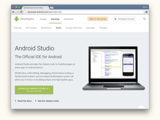 Android Studio Setup Guide on Mac OS X 10.11` | PPT