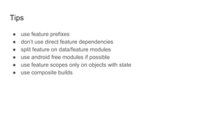 [Android] DI in multimodule application | PPTX