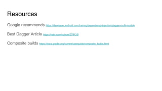 [Android] DI in multimodule application | PPT