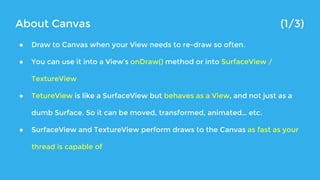 Android drawing and graphics API | PDF | Graphics Software | Computer Software and Applications