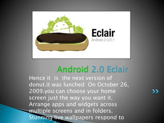Android evolution | PPT