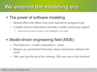 Android executable modeling: beyond android programming | PPT