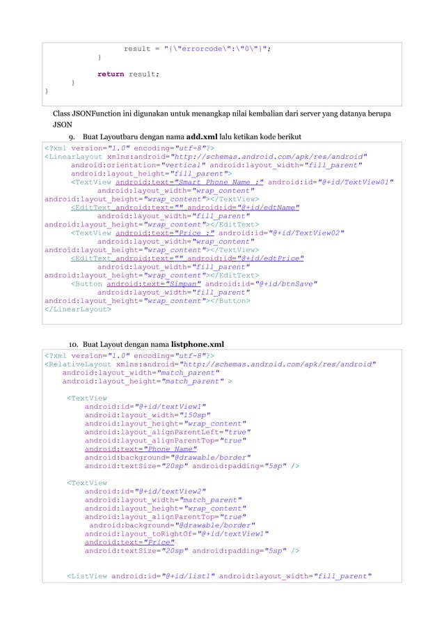 Android Fast Track CRUD Android PHP MySql | PDF Android Fast Track CRUD Android PHP MySql | PDF