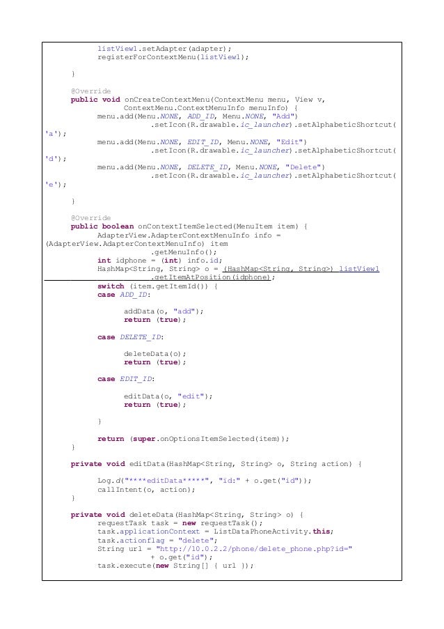 Android Fast Track CRUD Android PHP MySql Android Fast Track CRUD Android PHP MySql