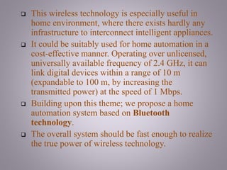 Android Based Home Automation Control | PPTX