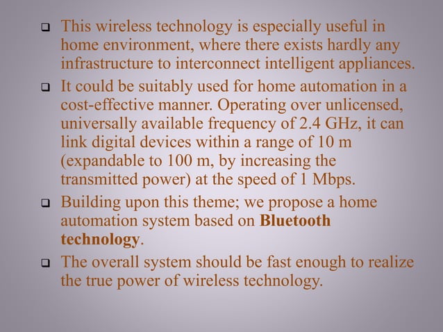 Android Based Home Automation Control | PPTX