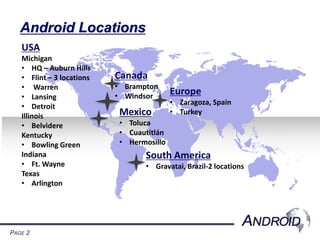 Android flint overview | PPTX