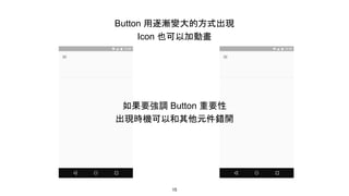 Android Floating Action Button 設計準則 | PPTX