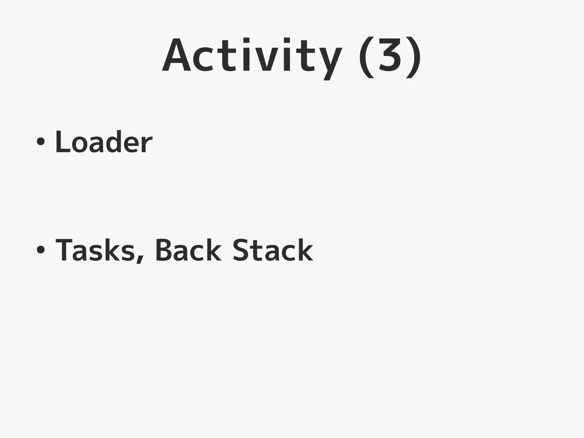 Android Fundamentals Ppt