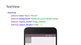 Android Fundamentals | PPT