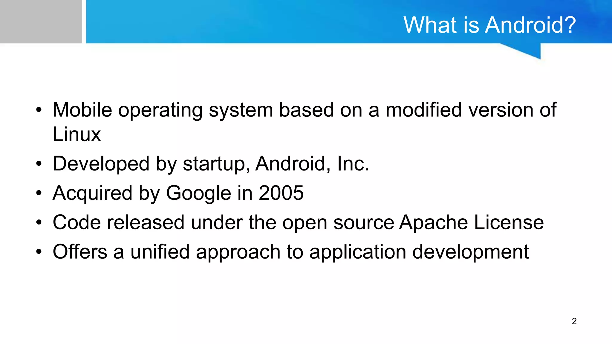 Android Fundamentals | PPTX