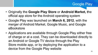 Android Fundamentals | PPTX | Operating Systems | Computer Software and ...