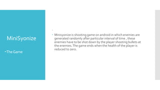 Android Game Minisyonize | PPT