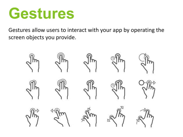 Android gestures v1 | PPT