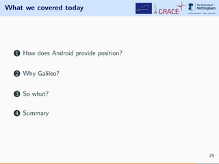 Android GNSS in Nutshell | PDF | Operating Systems | Computer Software and Applications