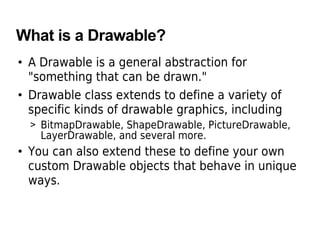 Android graphics | PDF
