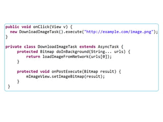 Android - Thread, Handler and AsyncTask | PPT