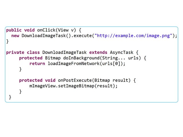 Android - Thread, Handler and AsyncTask | PPT