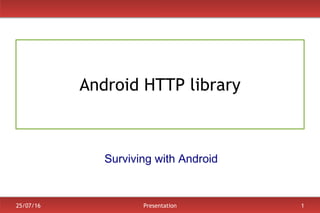 Android http library | PDF