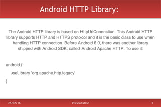 Android http library | PDF