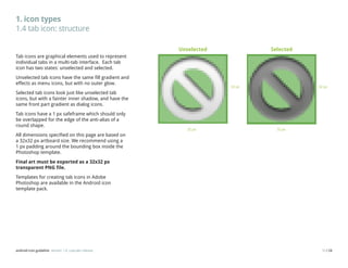 Android Icon Guidelines Draft0309 | PDF
