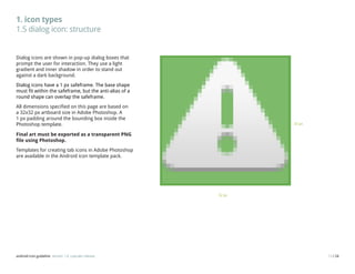 Android Icon Guidelines Draft0309 | PDF