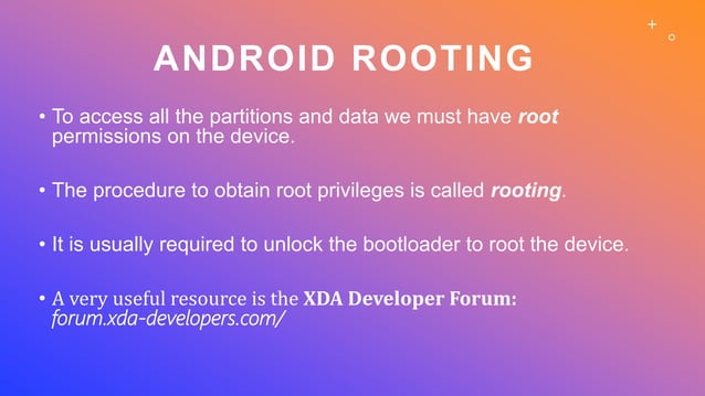 Android forensic acquisition | PPT