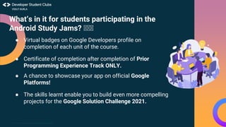 Android Study Jam - Info Session | PPT