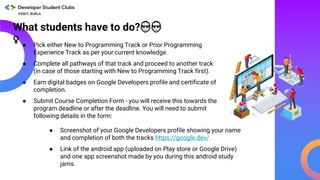 Android Study Jam - Info Session | PPT