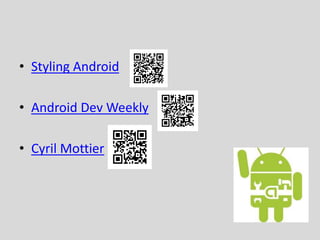 Android information resources | PPT