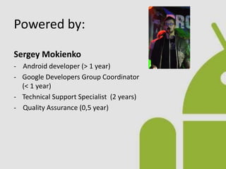 Android information resources | PPT