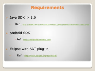 Android installation guide | PPTX | Operating Systems | Computer Software and Applications