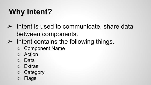 Android intents | PDF