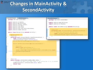 Android Intent Tutorial 2 | PPT