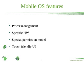 Android internals 01 - Basic concepts of mobile platforms (rev_1.1) | PPT