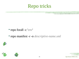 Android internals 02 - High-level architecture, version control system ...