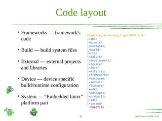 Android internals 02 - High-level architecture, version control system ...