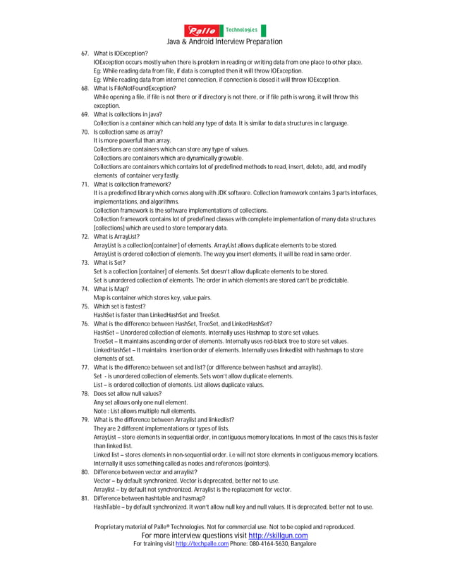 Android interview questions | PDF