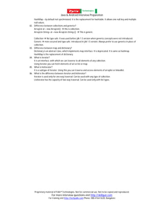 Android interview questions | PDF