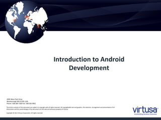 Introduction to Android Development | PPT