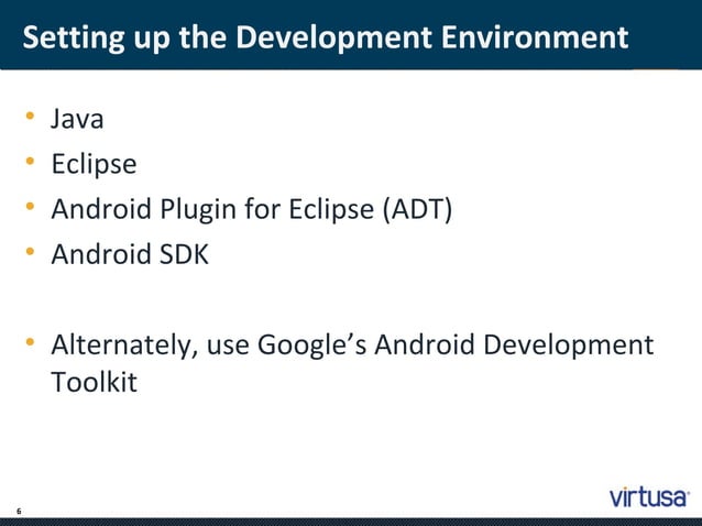 Introduction To Android Development Ppt