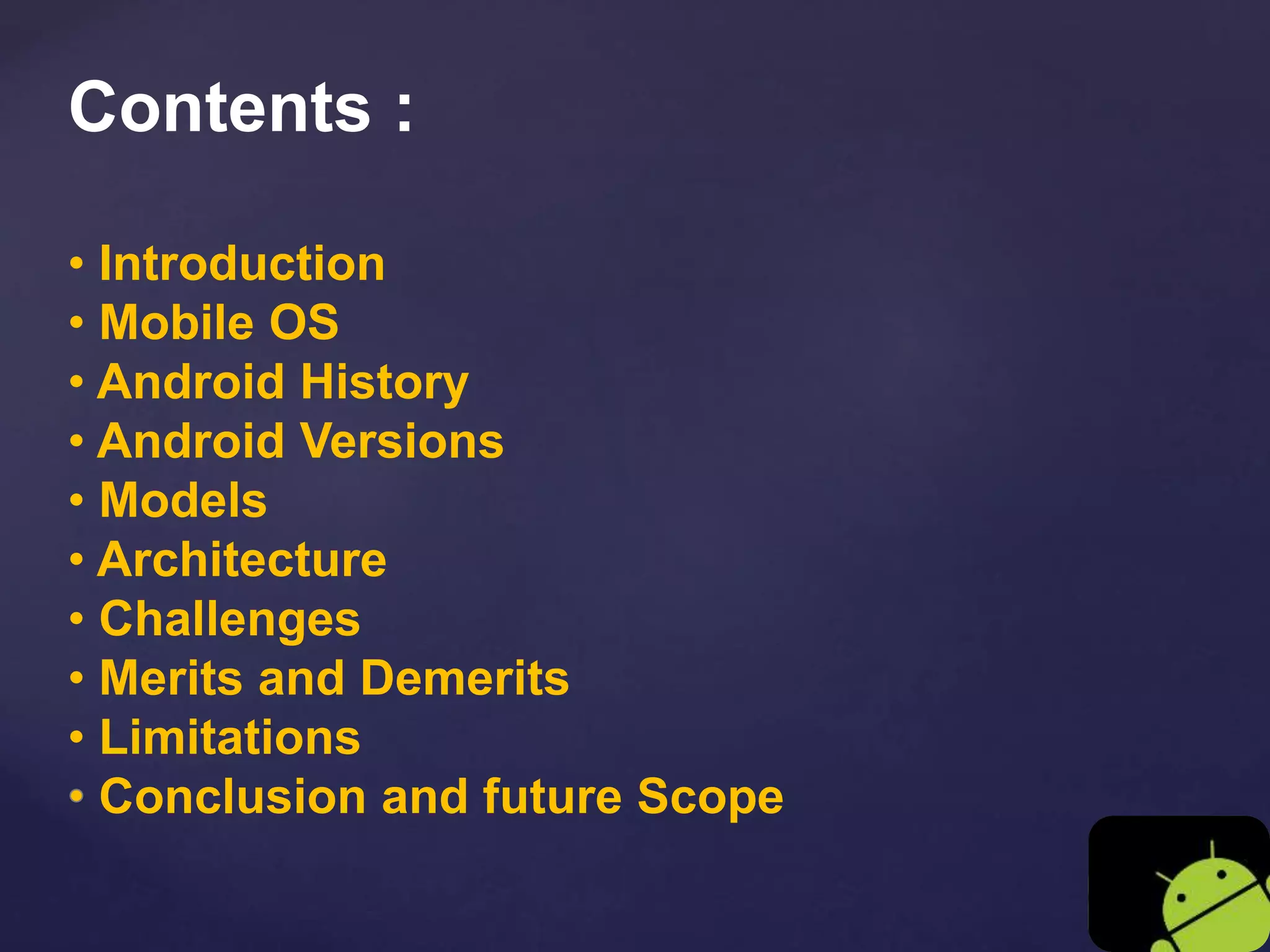Android introduction | PPT