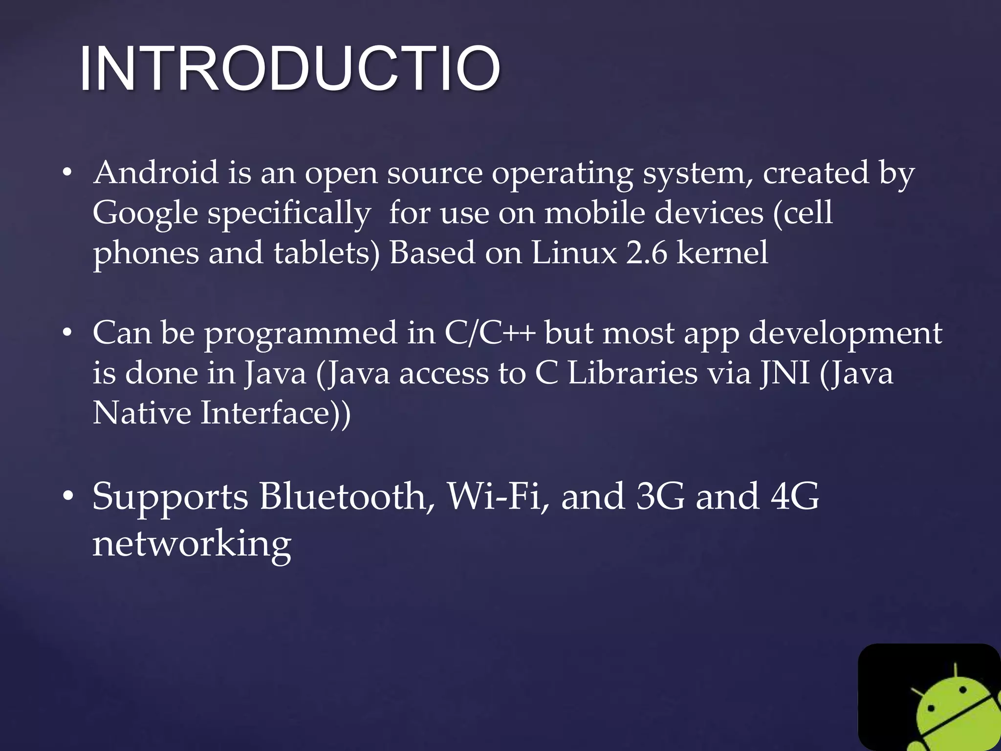 Android introduction | PPT
