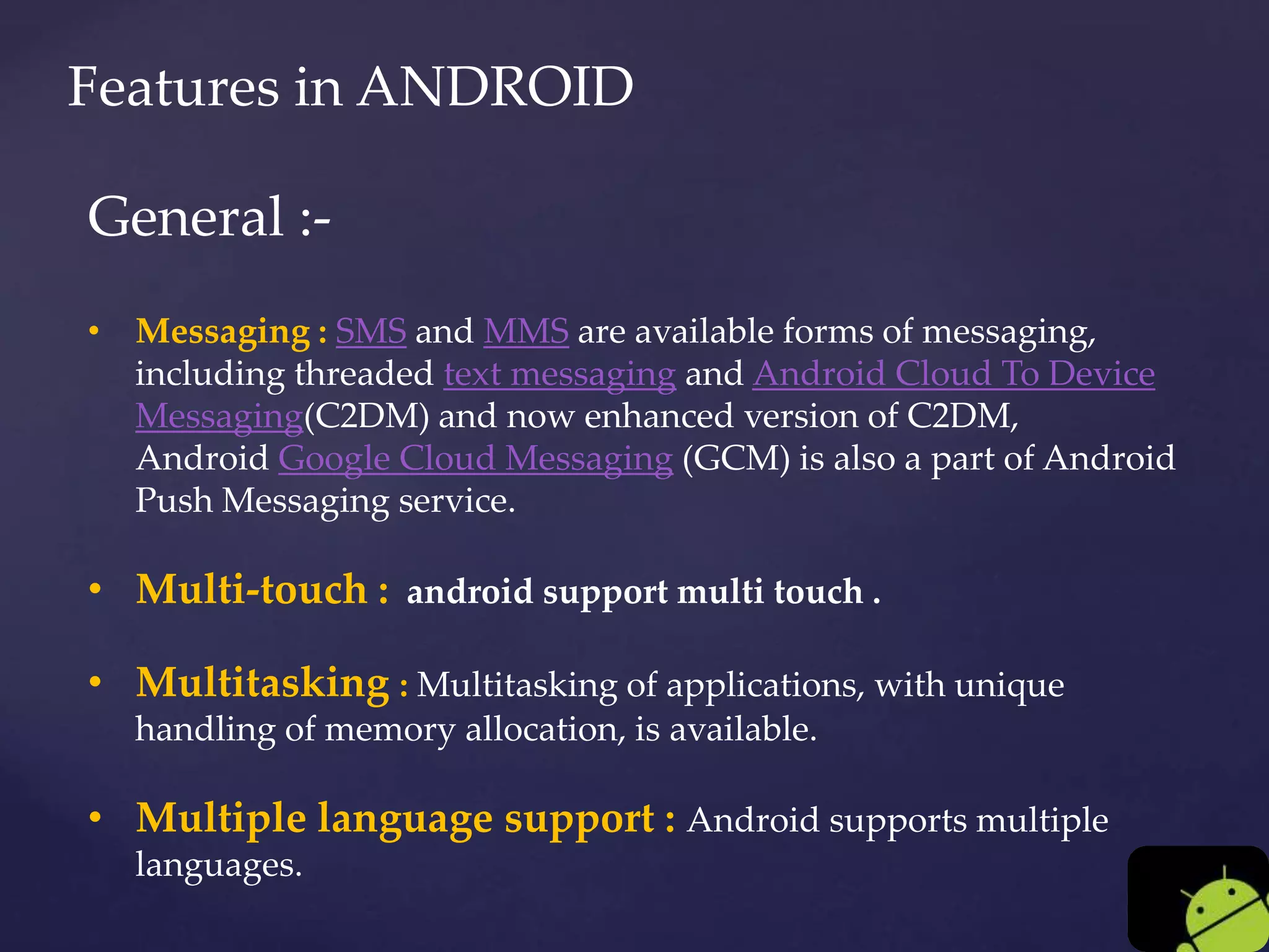 Android introduction | PPT