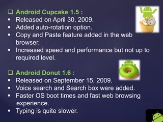 Android introduction | PPTX