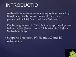 Android introduction | PPT