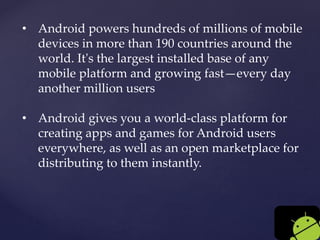 Android introduction | PPT